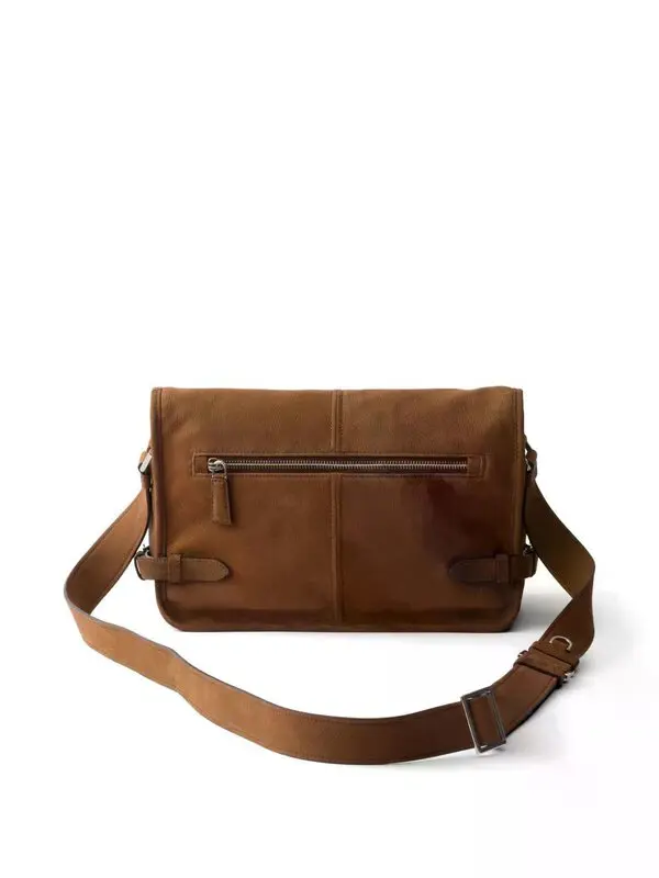 Prada Nubuck Leather Shoulder Bag