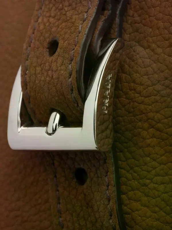 Prada Nubuck Leather Shoulder Bag