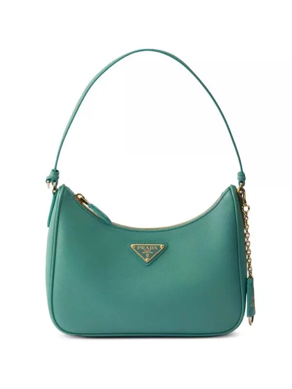 Prada Re-edition 2005 Saffiano Leather Mini Bag - Green