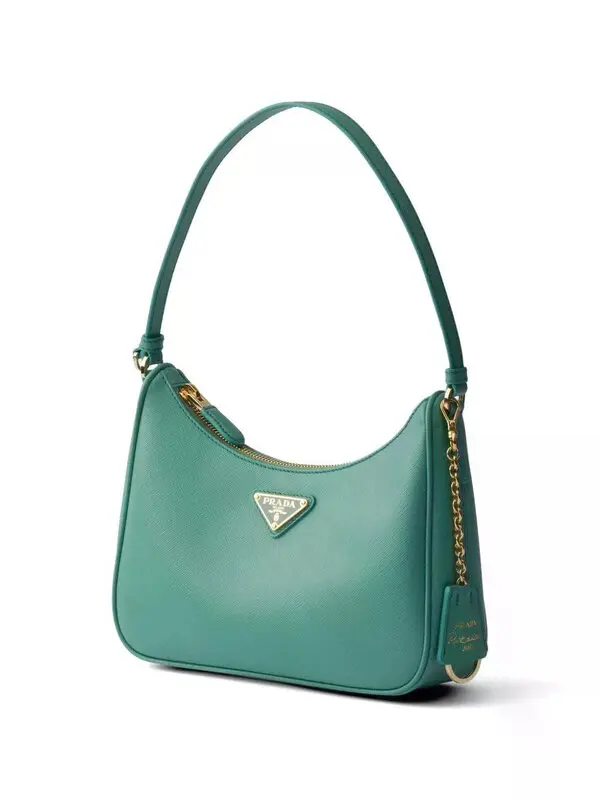 Prada Re-edition 2005 Saffiano Leather Mini Bag - Green