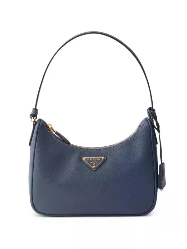 Prada Saffiano Leather Mini Bag Re-edition 2005 - Blue