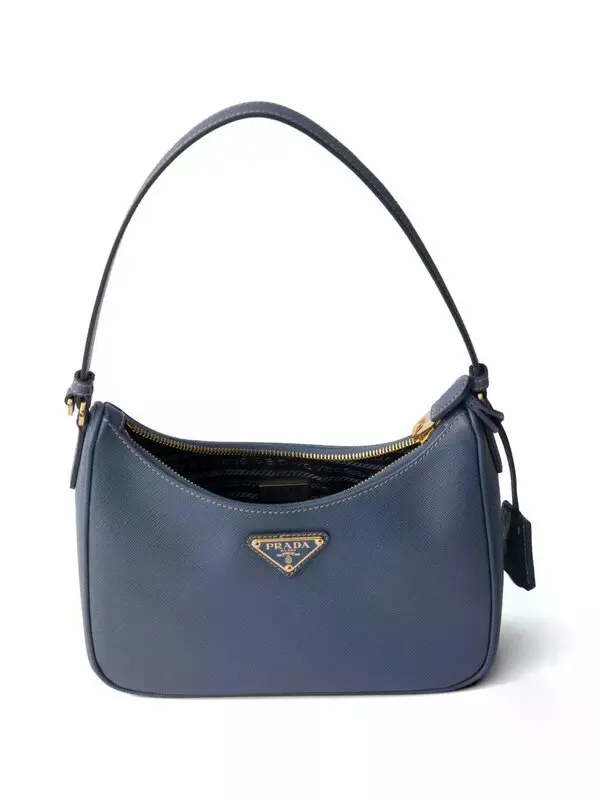 Prada Saffiano Leather Mini Bag Re-edition 2005 - Blue
