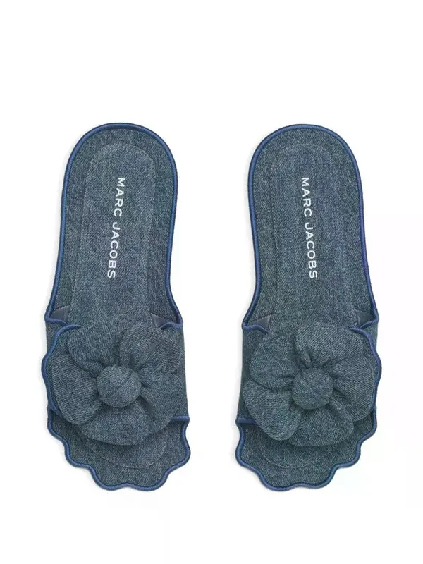 Marc Jacobs Daisy Denim Sandals - Blue