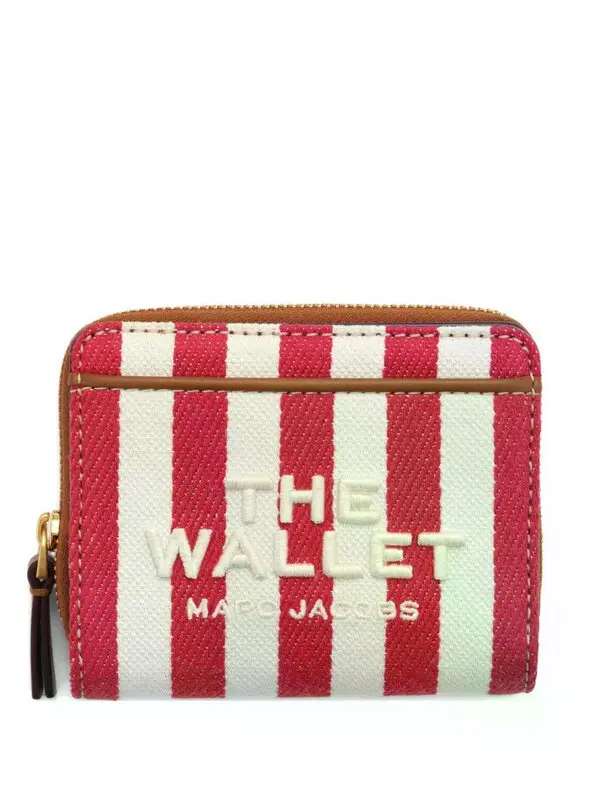 Marc Jacobs Stripe-print Wallet - Red