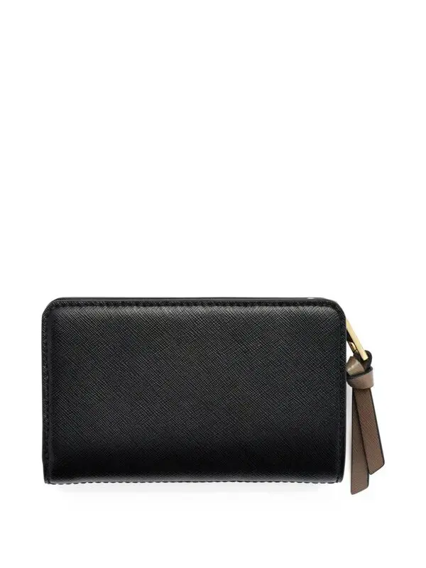Marc Jacobs The Snapshot J-marc Logo-plaque Wallet - Neutrals