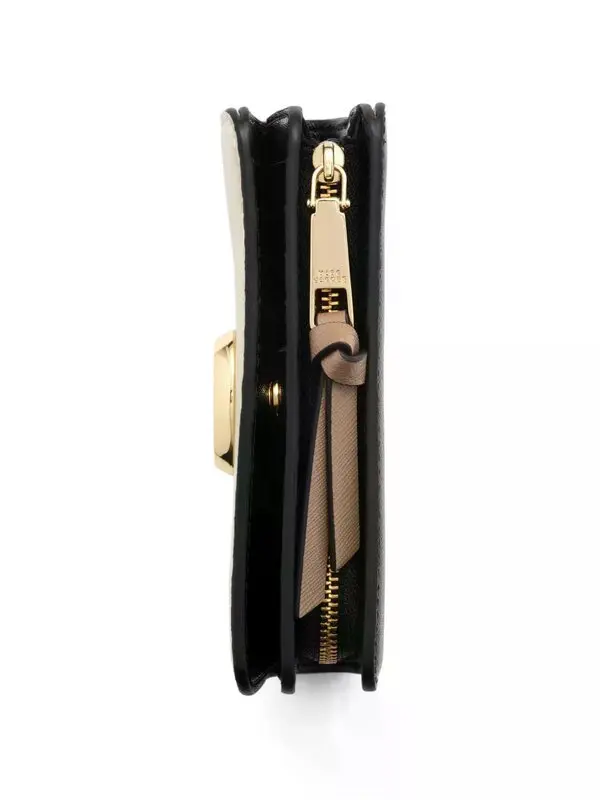 Marc Jacobs The Snapshot J-marc Logo-plaque Wallet - Neutrals
