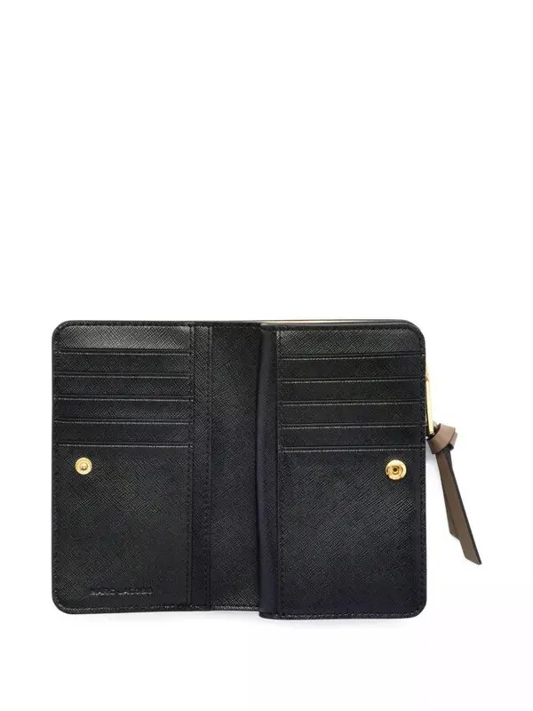 Marc Jacobs The Snapshot J-marc Logo-plaque Wallet - Neutrals