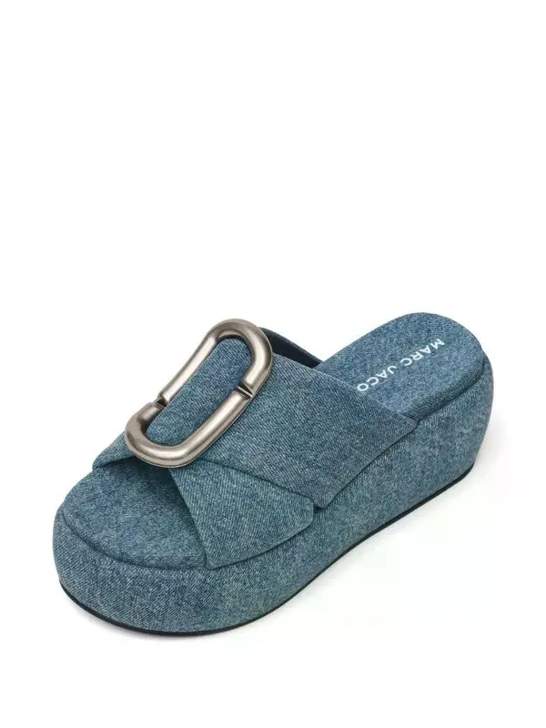 Marc Jacobs Pop J Platform Sandals - Blue