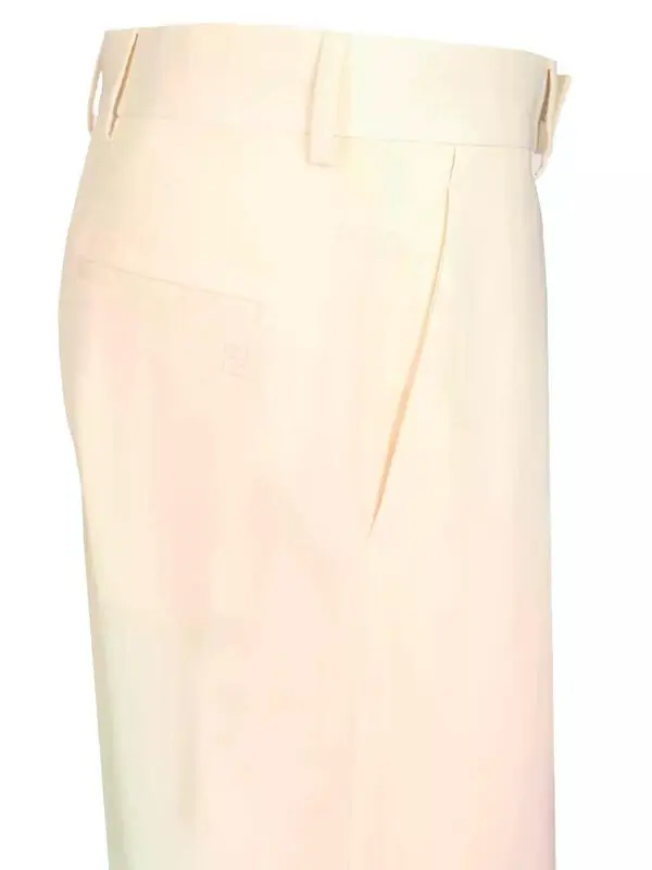 Fendi Wool Gabardine Trousers