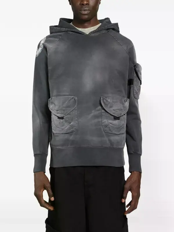 MASSIMO SABBADIN Washed Gabardine Hoodie