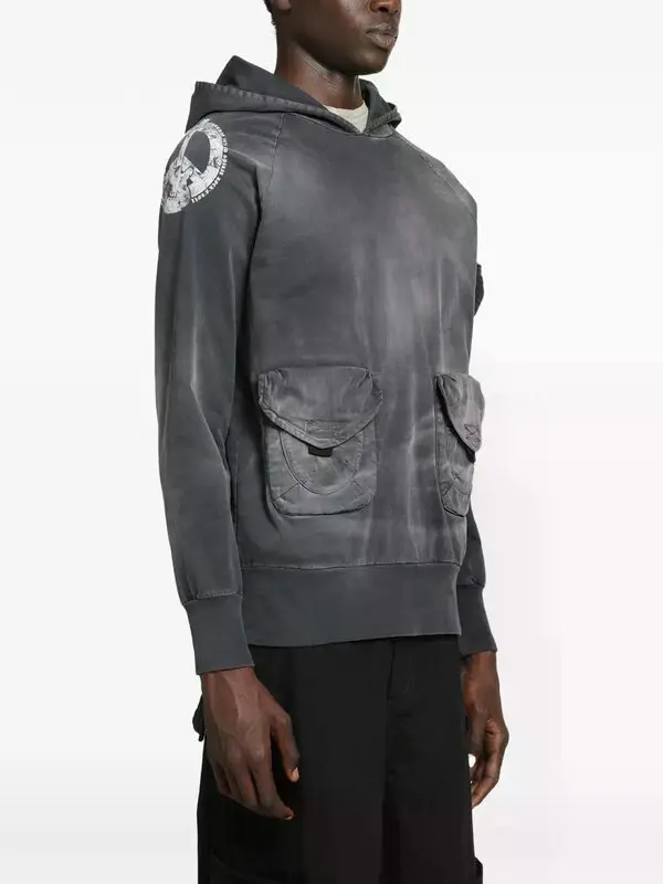 MASSIMO SABBADIN Washed Gabardine Hoodie
