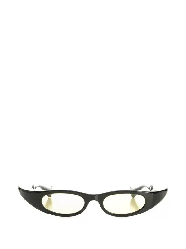 Valentino Garavani Geometric-frame Sunglasses - Black