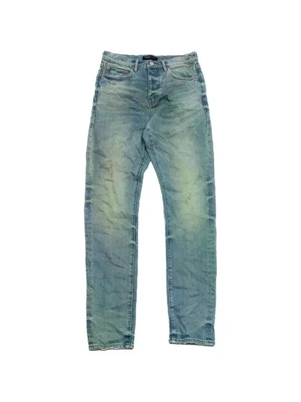 PURPLE BRAND Distressed Faded Jeans