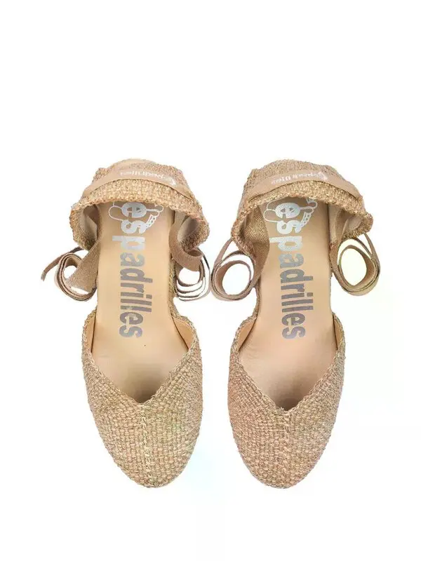 ESPADRILLES Cof Hilo Woven Ankle-tie