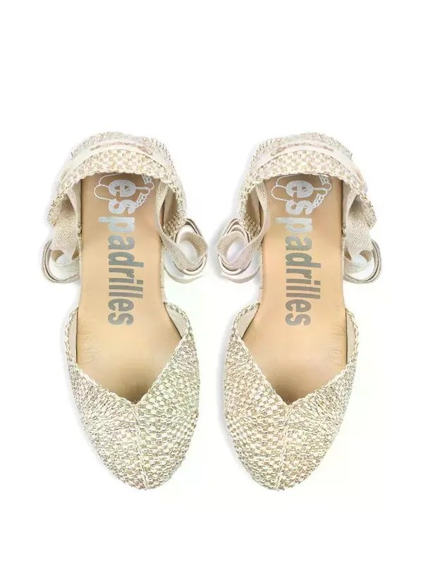 ESPADRILLES Cof Hilo Woven Ankle-tie
