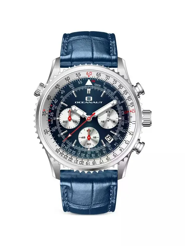 OCEANAUT Flight 46mm Watch - Blue