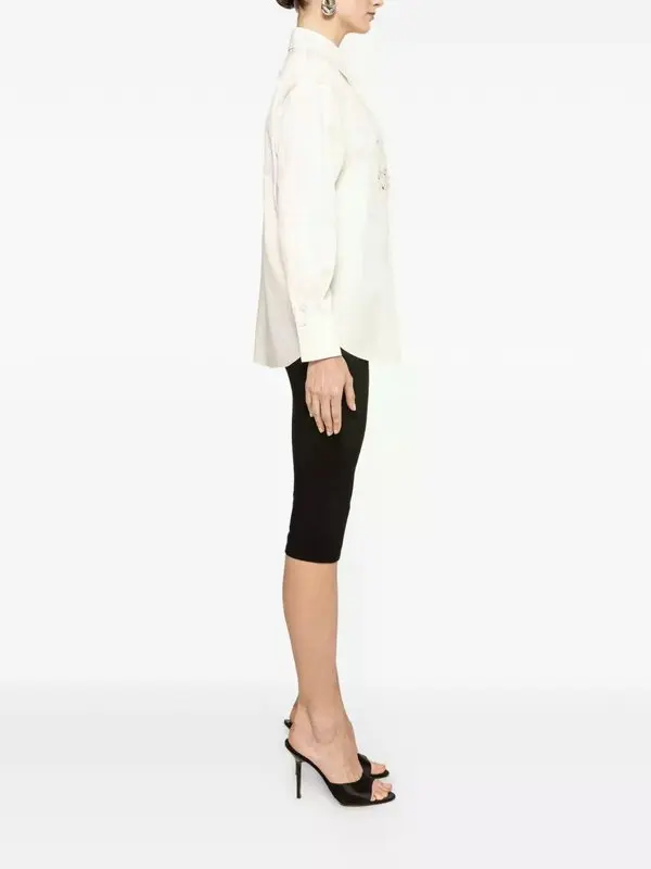 NISSA Floral Embroidered Shirt