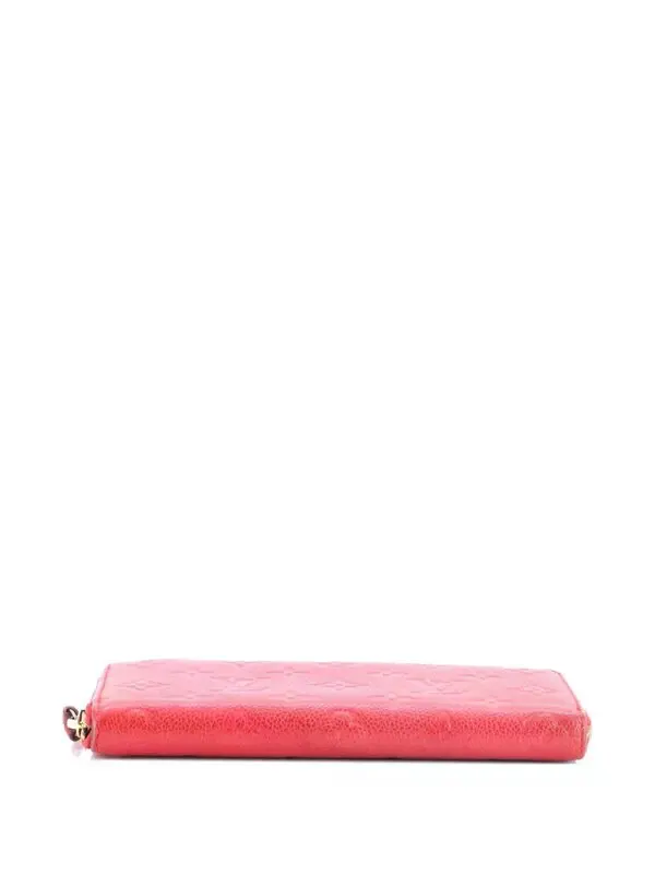 LOUIS VUITTON Zippy Wallet Monogram Empreinte Leather Small Wallets