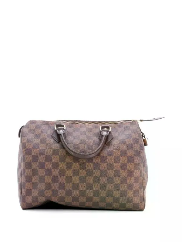 LOUIS VUITTON Speedy 30 Satchel Handbag - Brown