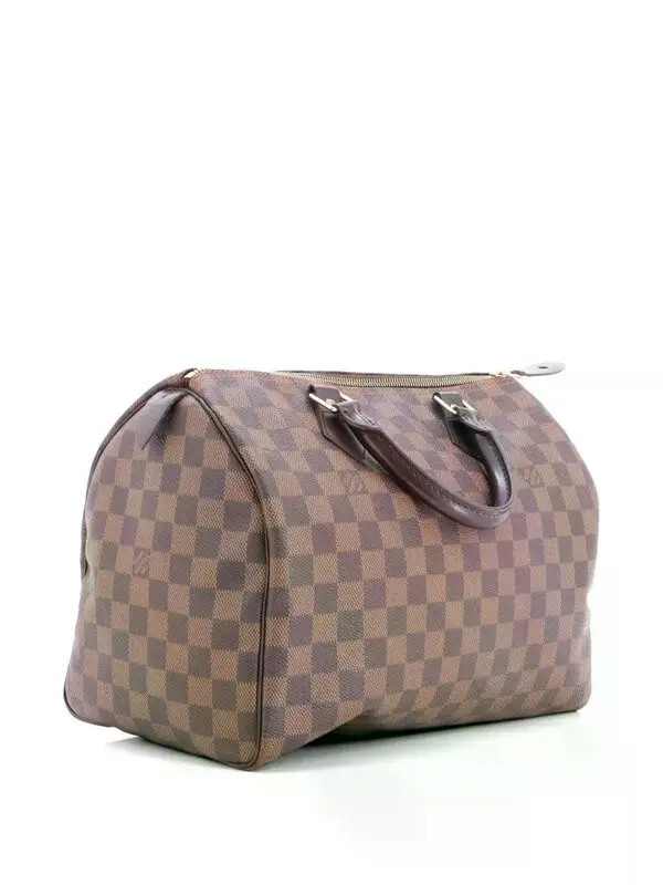 LOUIS VUITTON Speedy 30 Satchel Handbag - Brown