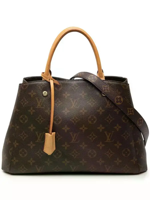 LOUIS VUITTON Montaigne Mm Satchel - Brown