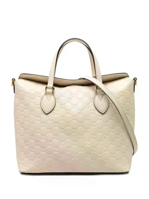 Gucci Leather Fold Over Satchel
