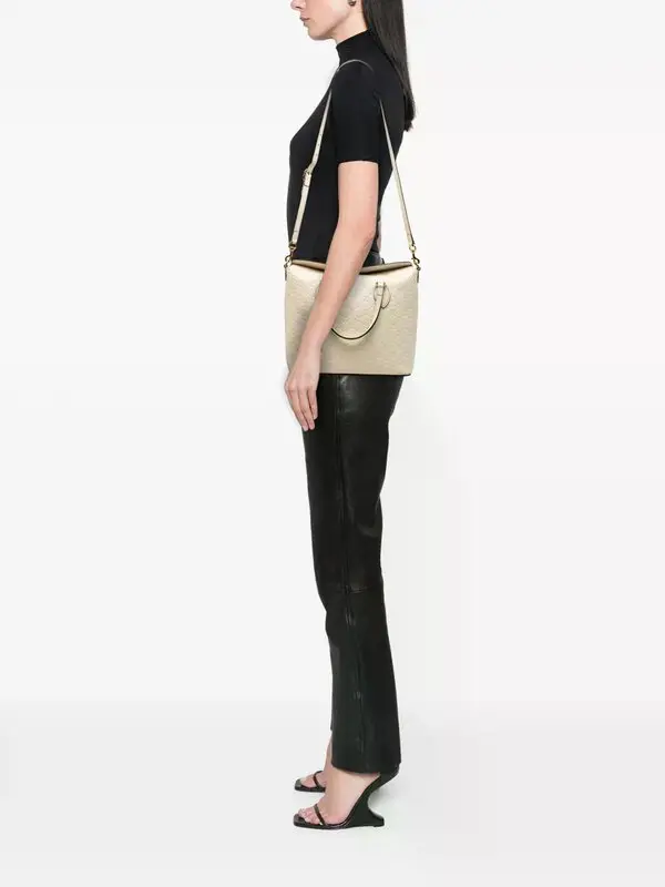 Gucci Leather Fold Over Satchel
