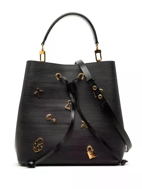 LOUIS VUITTON Epi Love Lock Neonoe Bucket Bag