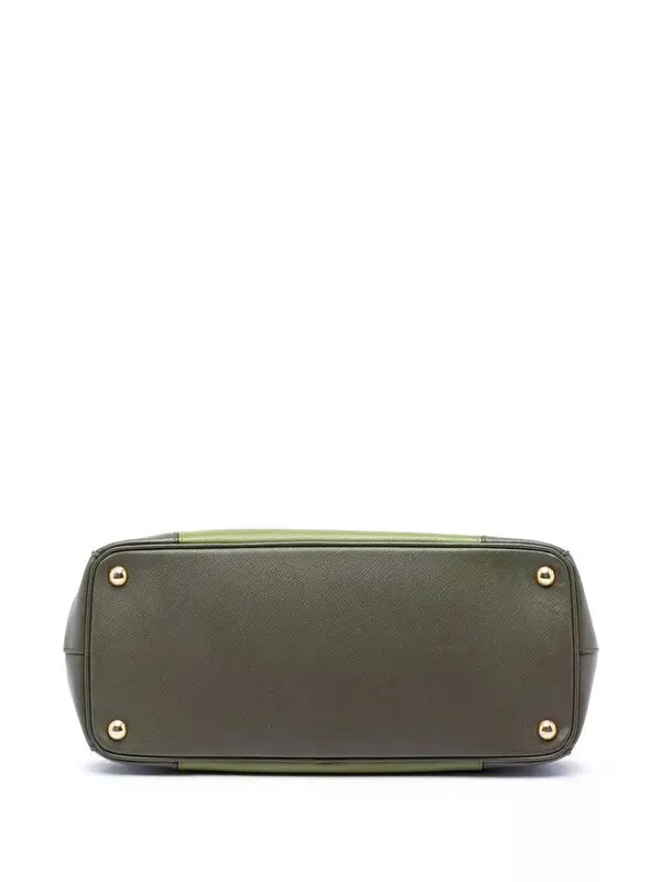 Prada Medium Saffiano Lux Galleria Double Zip Satchel