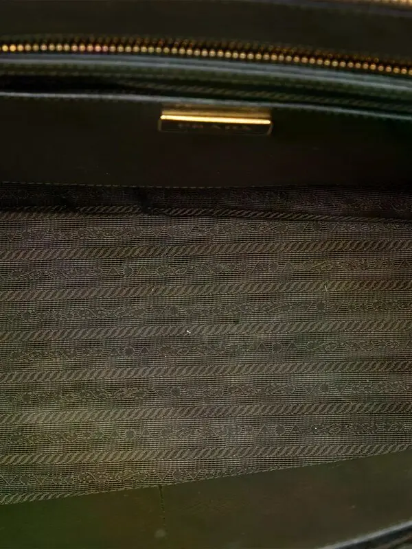 Prada Medium Saffiano Lux Galleria Double Zip Satchel