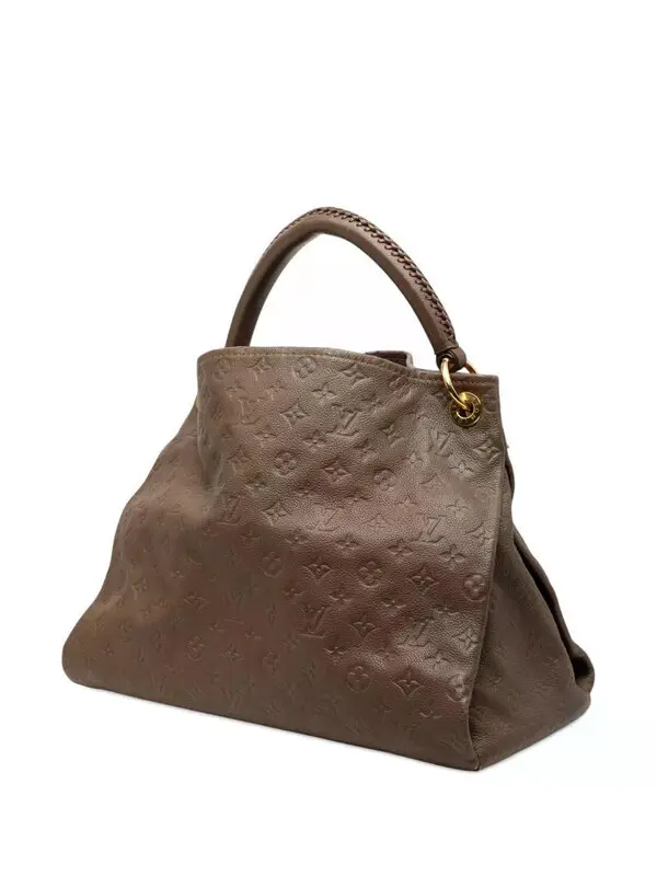LOUIS VUITTON Monogram Empreinte Artsy Mm Hobo Bag - Brown