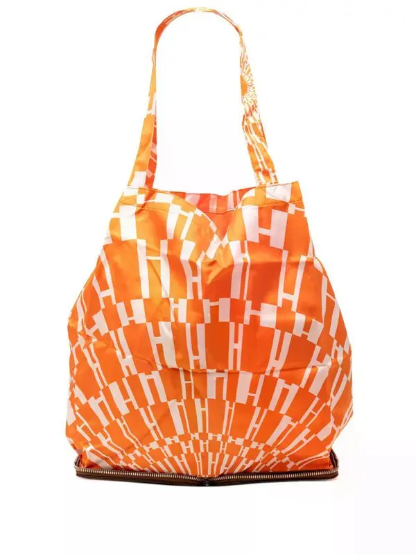 Hermès Silky Pop Folding Pouch Tote Bag - Orange