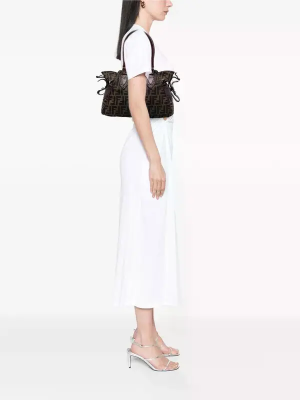 Fendi Zucca Canvas Etniko Handbag
