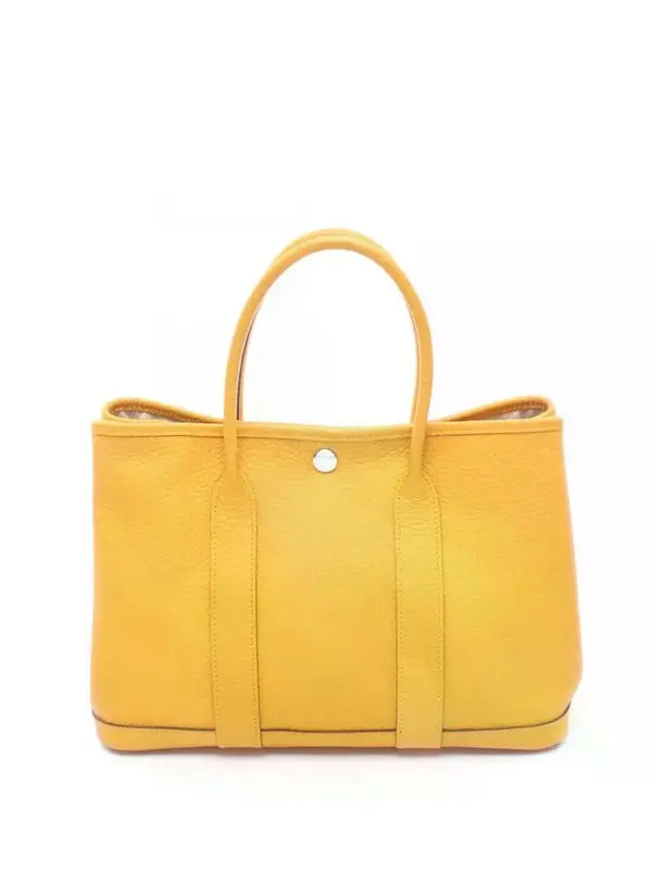 Hermès 2018 Country Garden Party 30 Tote Bag - Yellow