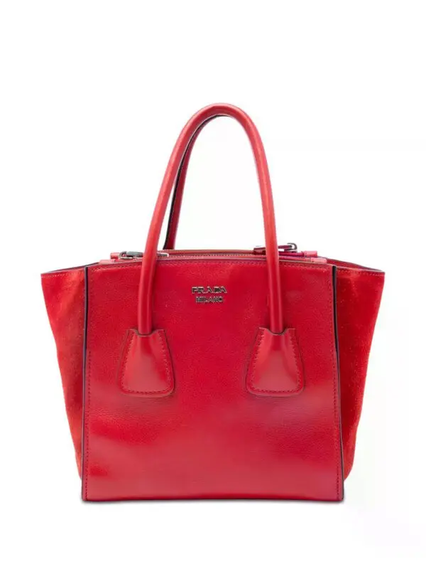 Prada Glace Calf Twin Pocket Satchel