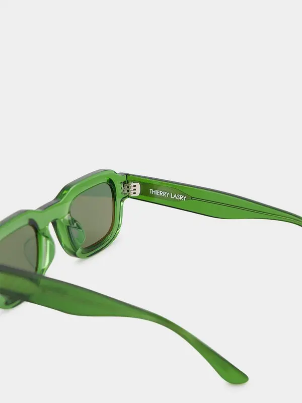 Thierry Lasry Scratchy Rectangular Sunglasses