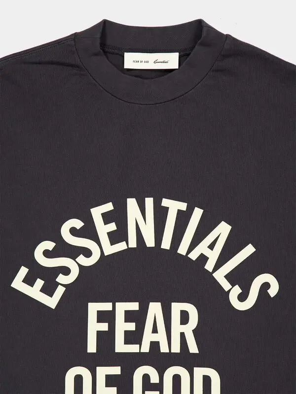 Fear Of God Faded Campus 90s T-shirt - Black