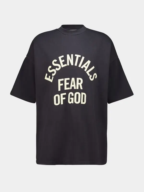 Fear Of God Faded Campus 90s T-shirt - Black
