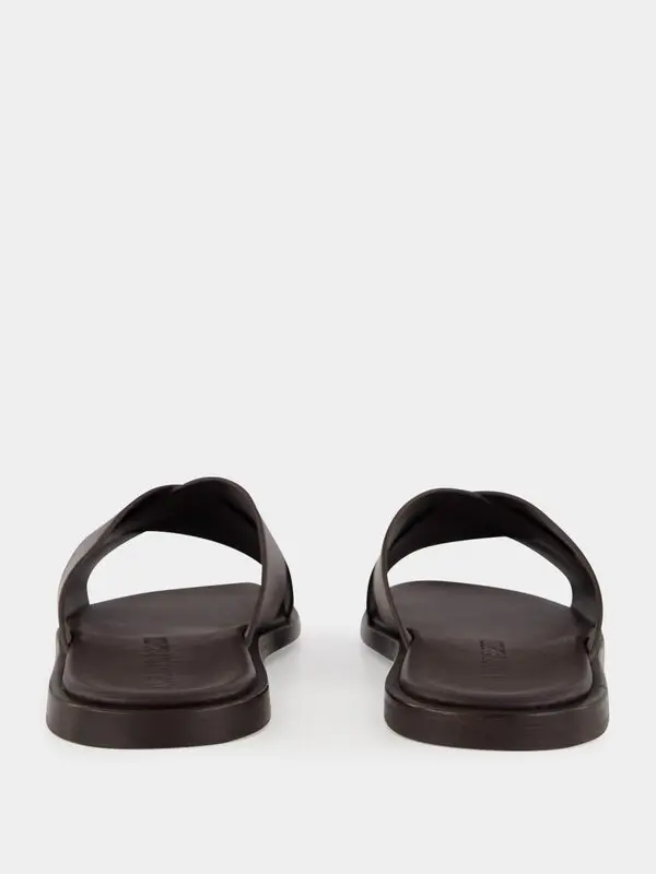 Orlebar Brown Muro Leather Sandals