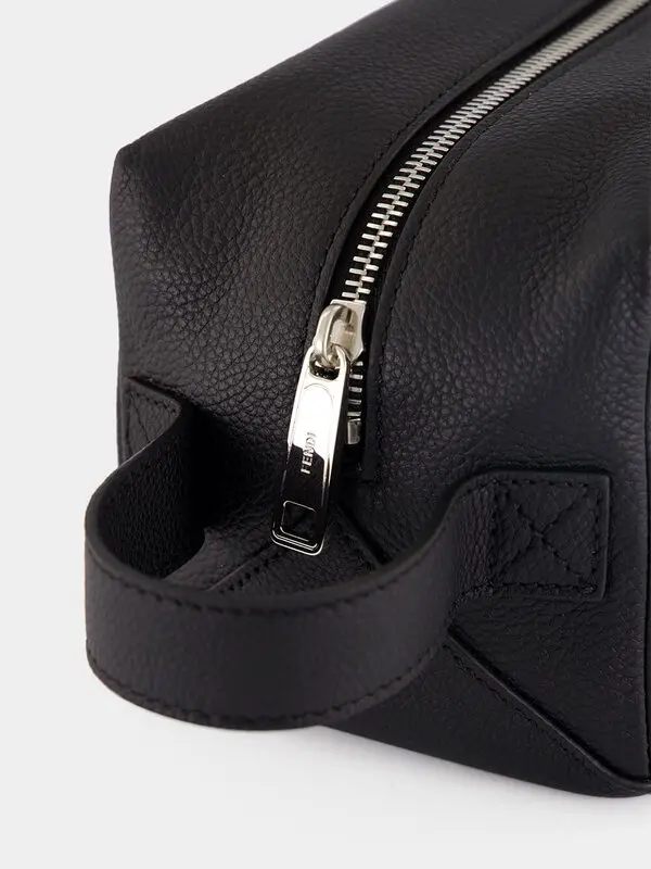 Fendi Leather Toiletry Case - Black
