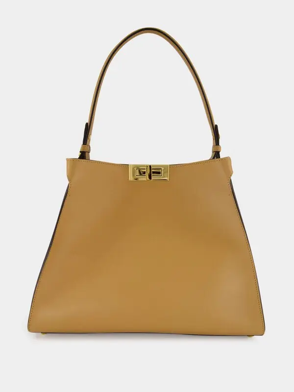 Fendi Cappuccino Way Medium Bag - Brown