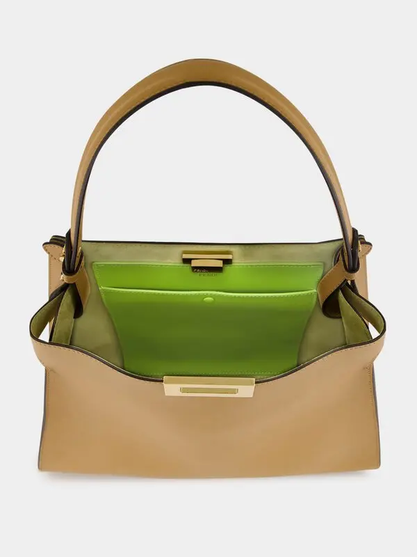 Fendi Cappuccino Way Medium Bag - Brown