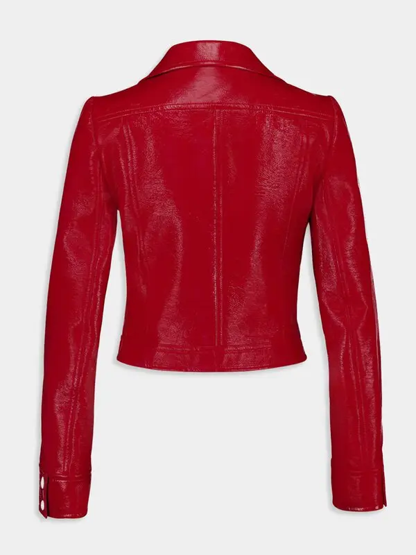 COURREGES Reedition Vinyl Jacket - Red