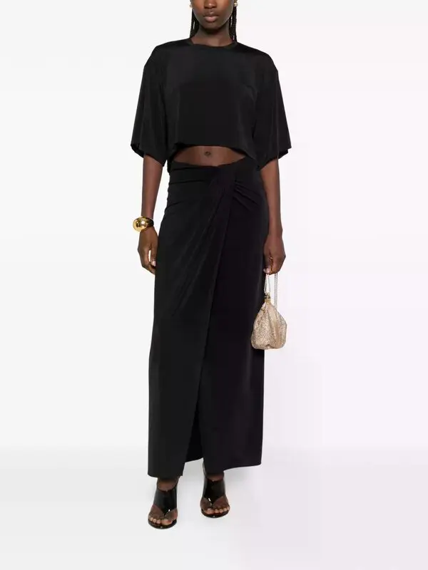 Andamane Anja Cut-out Draped Dress
