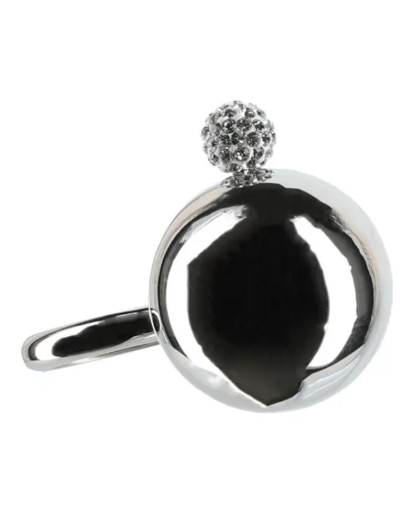 Givenchy 4g Medium Pearl Ring - Silver