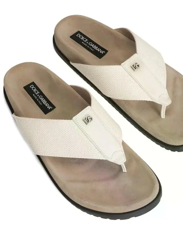 Dolce & Gabbana Logo Flip Flops
