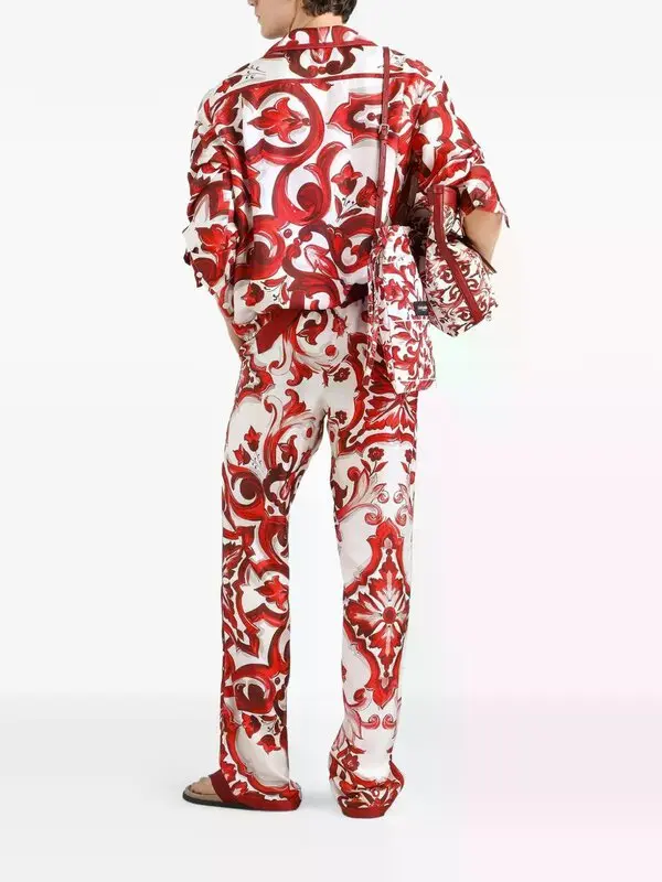 Dolce & Gabbana Majolica-print Vanity Twill Shirt