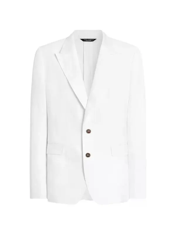 Dolce & Gabbana Sicilia Light Single-breasted Linen Jacket