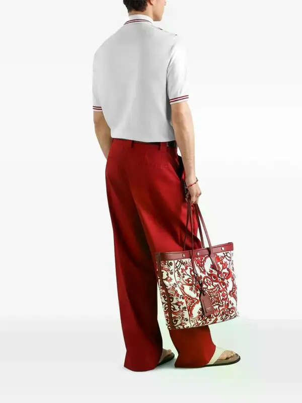 Dolce & Gabbana Stretch Cotton Gabardine Trousers
