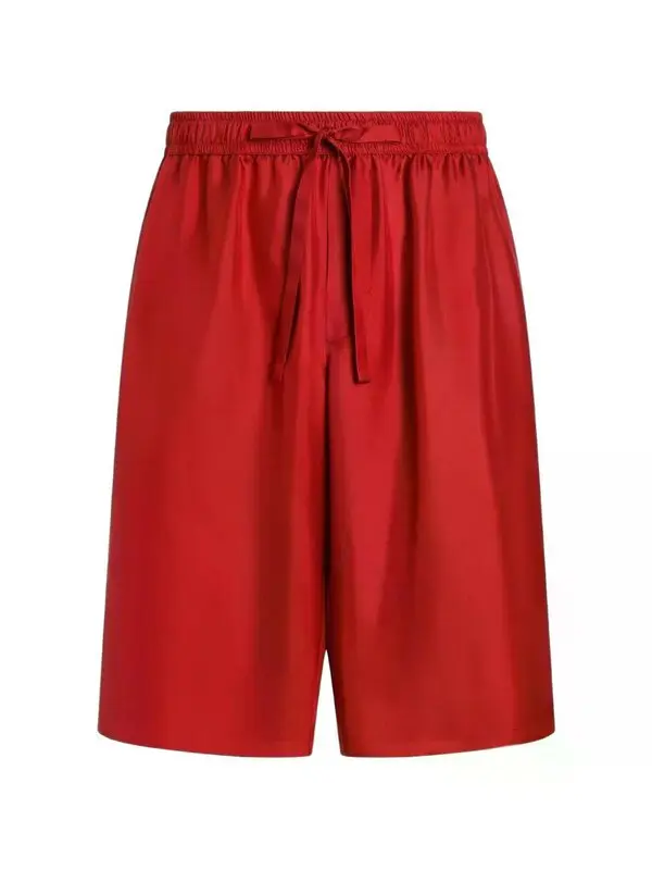 Dolce & Gabbana Vanity Silk Twill Bermuda Shorts